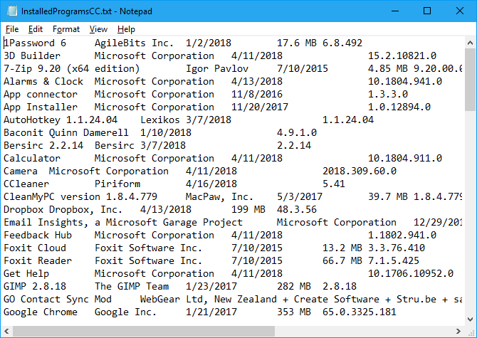 5 Ways to Generate a List of All Installed Programs in Windows – Articles