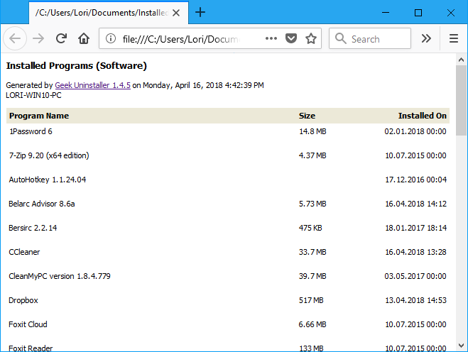 5 Ways to Generate a List of All Installed Programs in Windows – Articles
